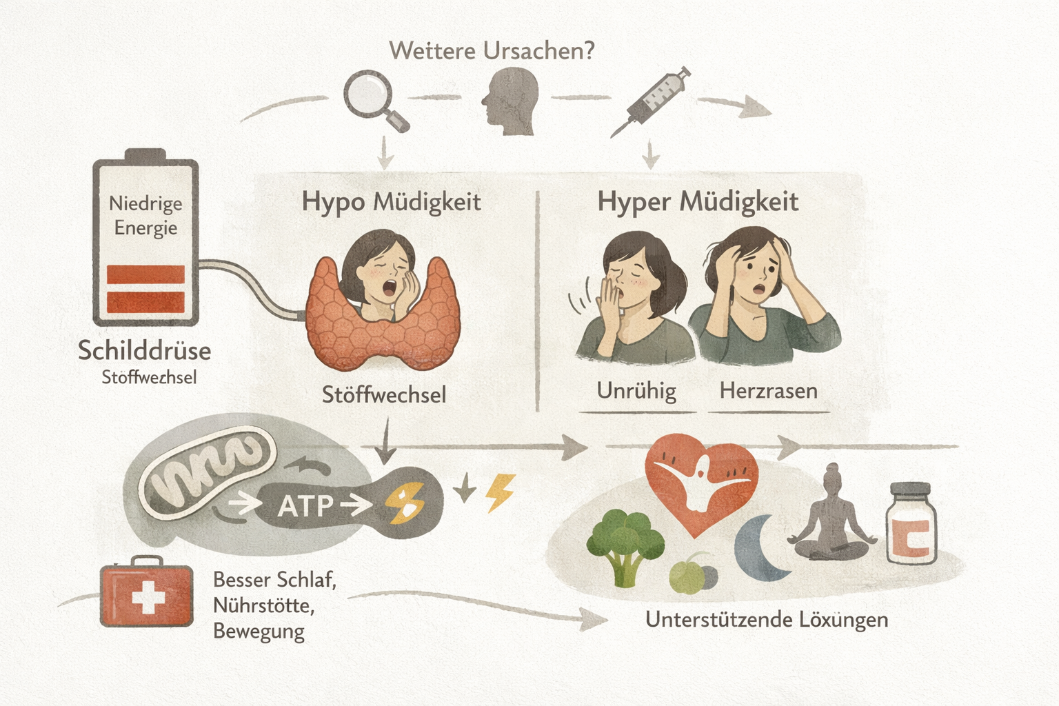 Müdigkeit trotz L-Thyroxin: Was Sie tun können – Revitera Schweiz